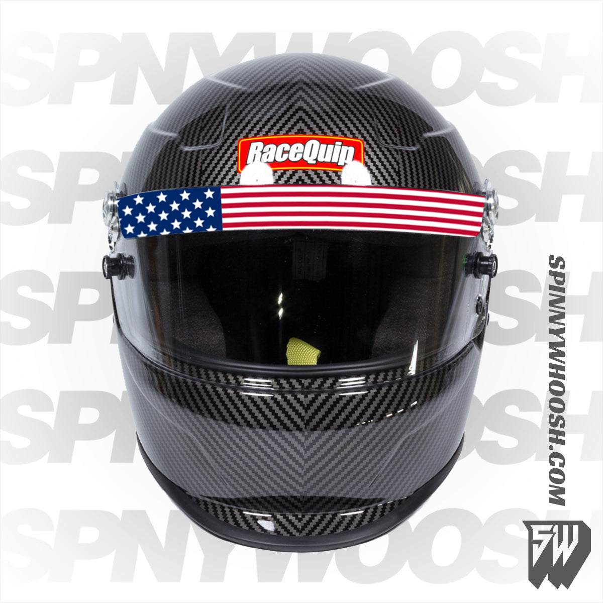 Racing helmet visor strips - Country Flag – Spinnywhoosh Graphics