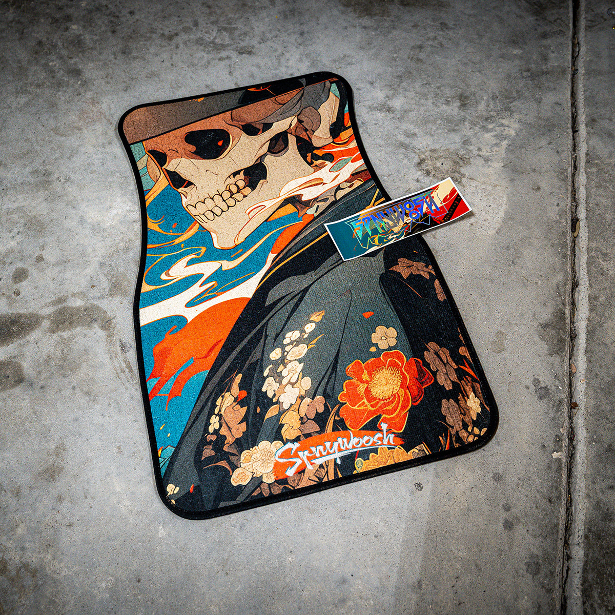 Car Floor Mat - Dead Samurai - Universal Halloween Car Floor Mats ...