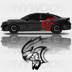 Dodge Hellcat Large Decals – Spinnywhoosh Graphics
