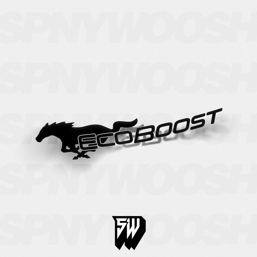 Ecoboost Mustang Decal | Spinnywhoosh Graphics