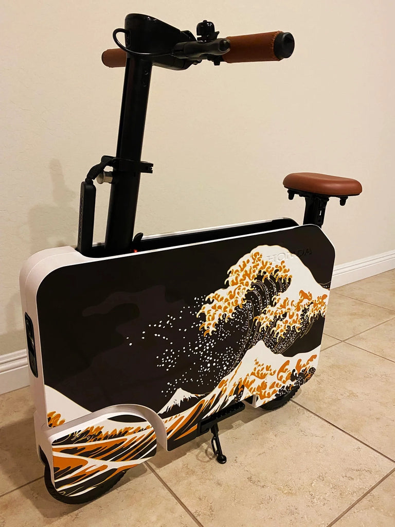 Gold Wave - Honda Motocompacto Vinyl Graphic Skin | Spinnywhoosh Graphics