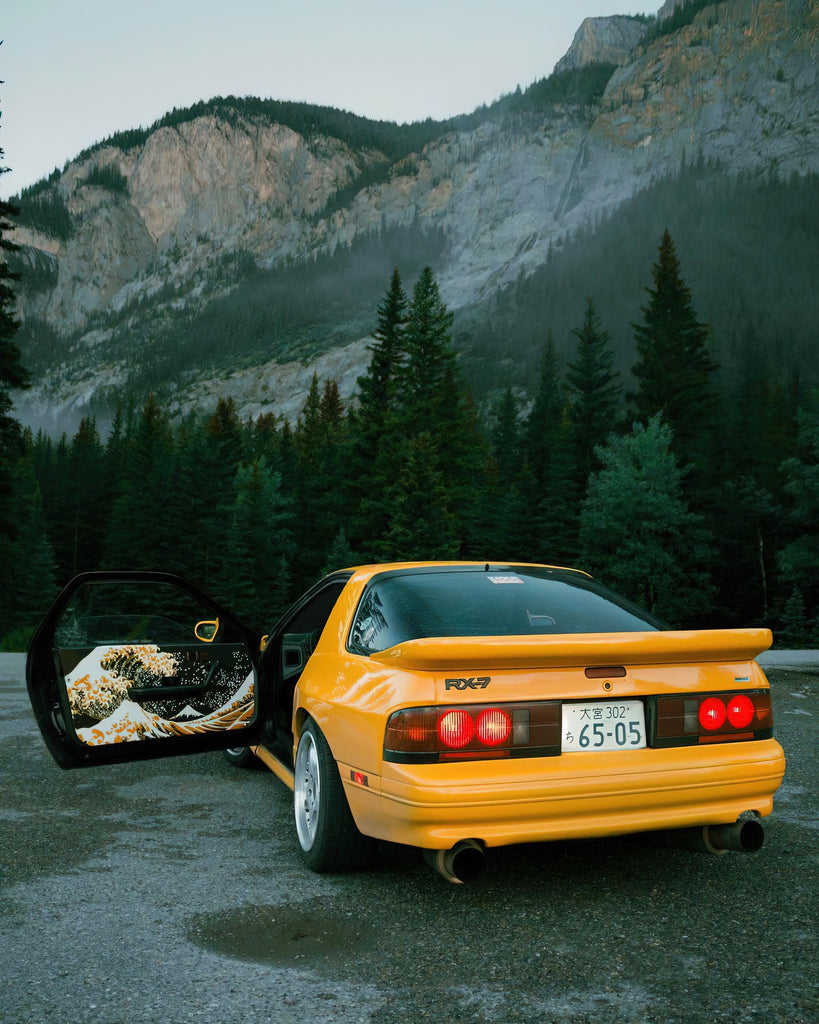 Gold Wave Door Card Vinyl Design | Spinnywhoosh Graphics