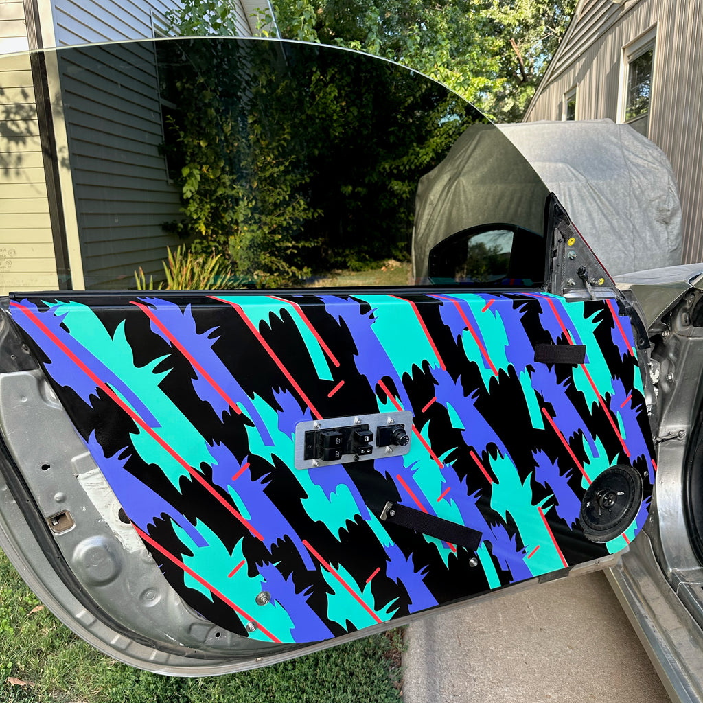 HKS Style Door Card Vinyl Design | Spinnywhoosh Graphics