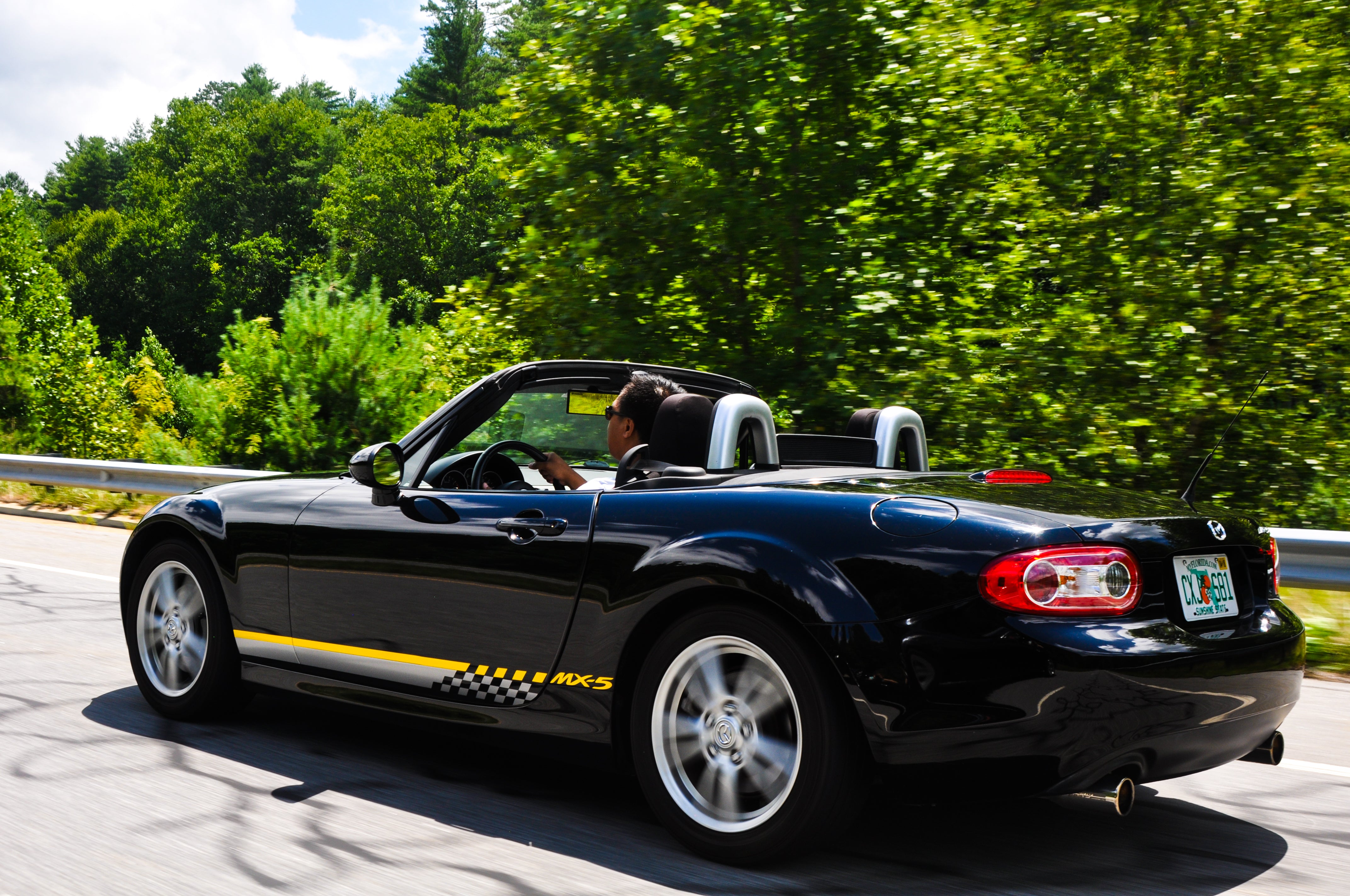 Checkered NC MX5 Miata Side Stripes – Spinnywhoosh Graphics