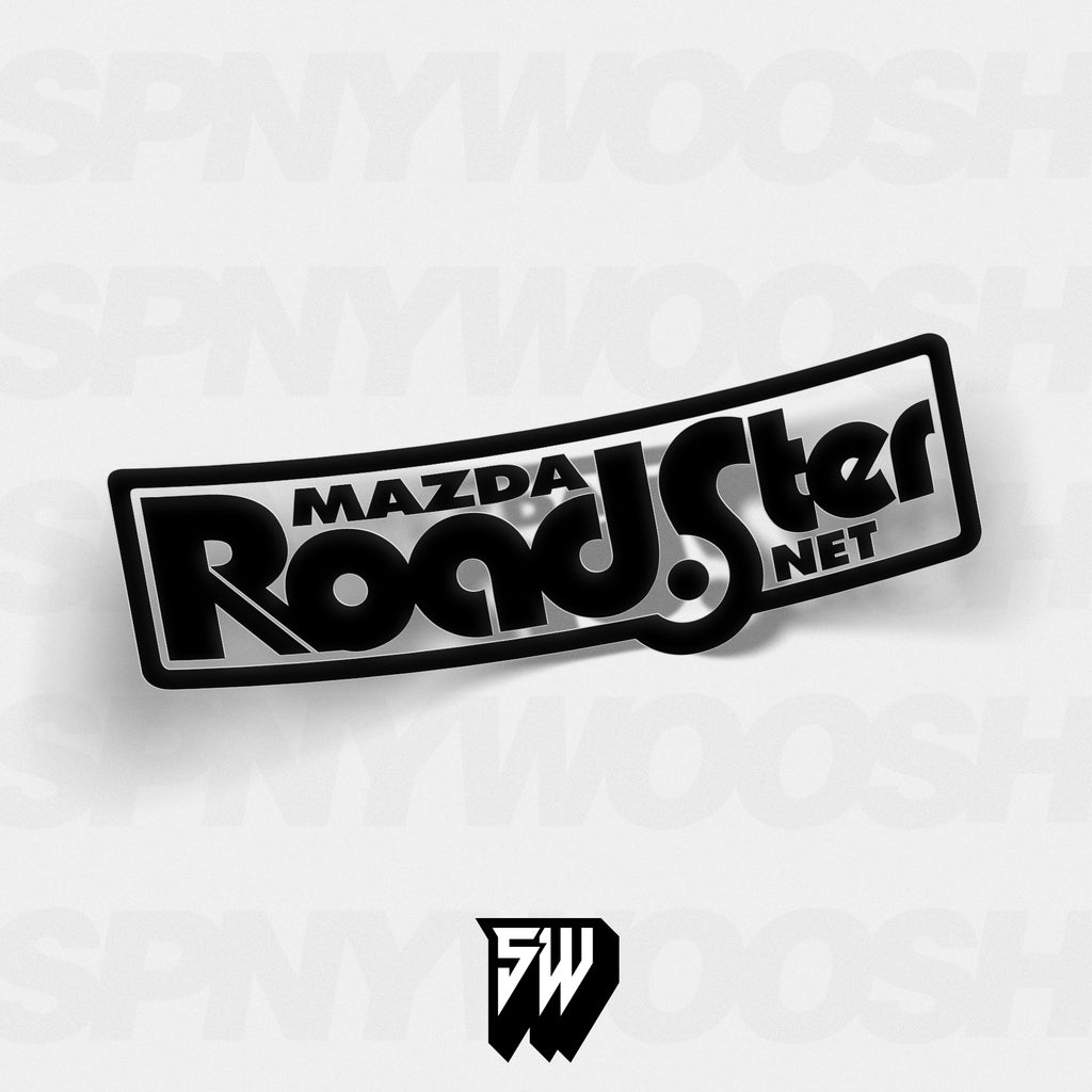 MazdaRoadster.net Decal | Spinnywhoosh Graphics
