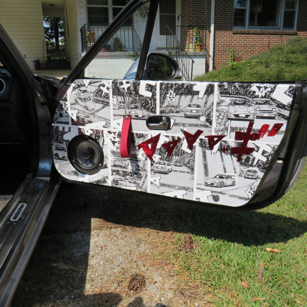 Initial D Door Card Vinyl Design | Spinnywhoosh Graphics