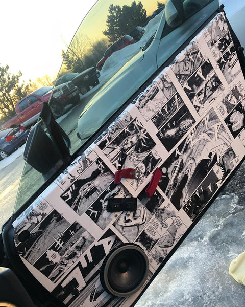 Initial D Door Card Vinyl Design | Spinnywhoosh Graphics