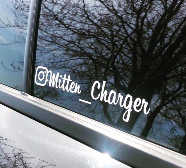 Instagram Vinyl Decal | Spinnywhoosh Graphics