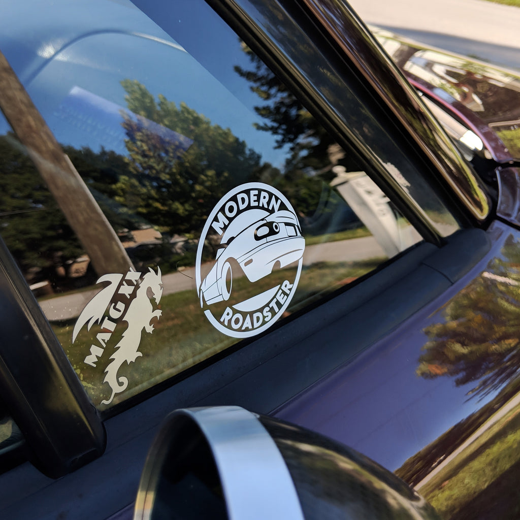 Modern Roadster Decal | Spinnywhoosh Graphics