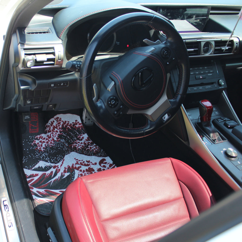 Car Floor Mat - Oni Demon Mask | Spinnywhoosh Graphics