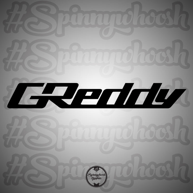 Greddy Logo Decal | Spinnywhoosh Graphics