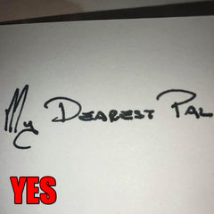 Custom Handwriting Decal – Spinnywhoosh Graphics