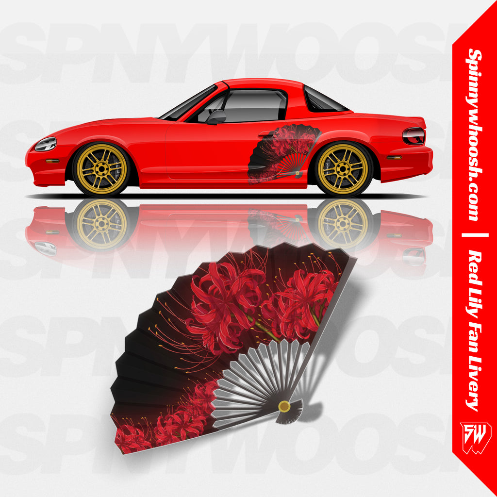 Japanese Spider Lily Livery | Spinnywhoosh Graphics