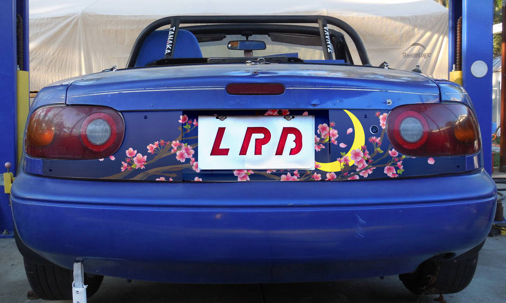 Mazda Miata NA (89-97) Aluminum Rear Finish Panel | Spinnywhoosh Graphics