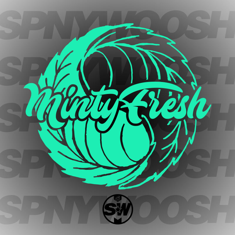 Minty Fresh Logo die-cut decal | Spinnywhoosh Graphics