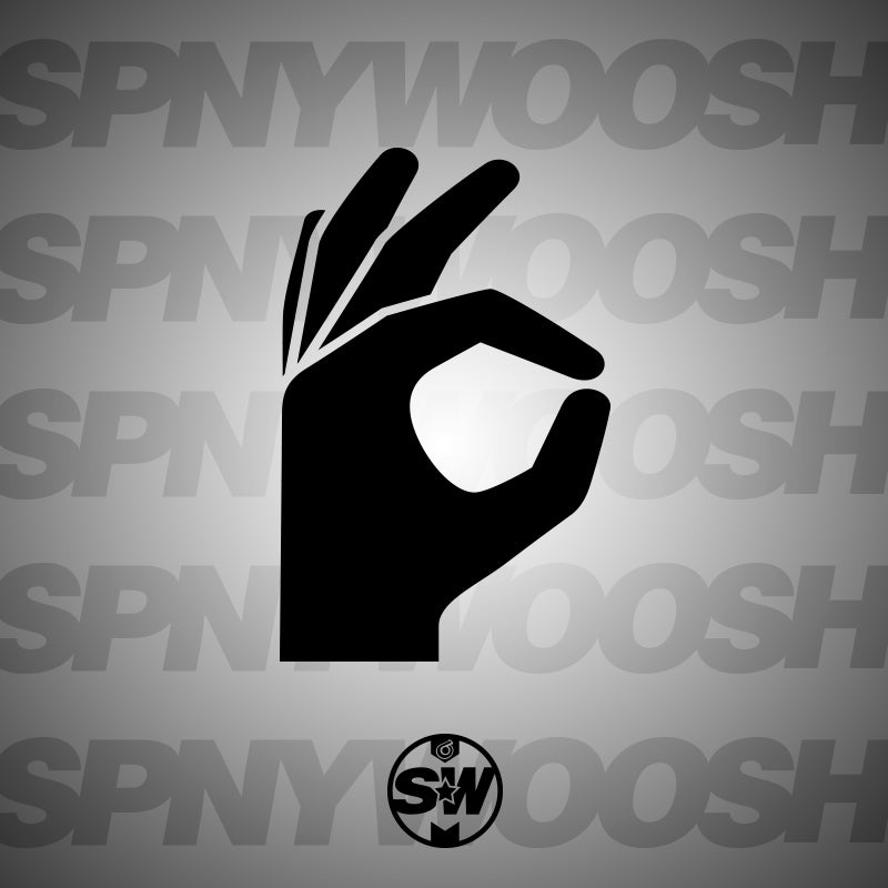 OK Hand Gesture Decal | Spinnywhoosh Graphics
