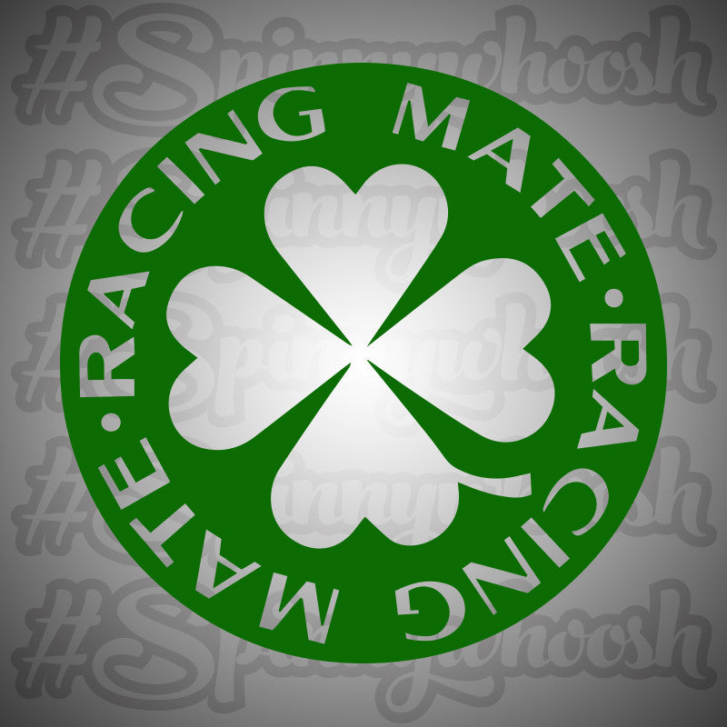Racing Mate Vinyl Decal | Spinnywhoosh Graphics