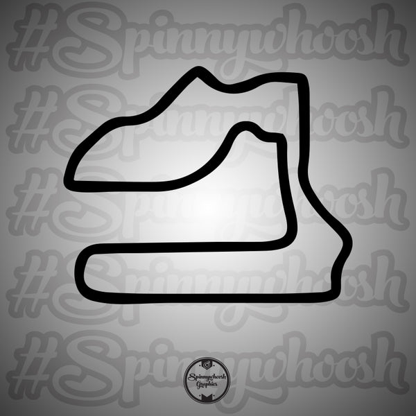 Vinyl Track Outline Decals - ALL Tracks | Spinnywhoosh Graphics