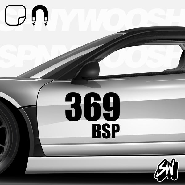 Individual Vinyl Racing Numbers | Spinnywhoosh Graphics