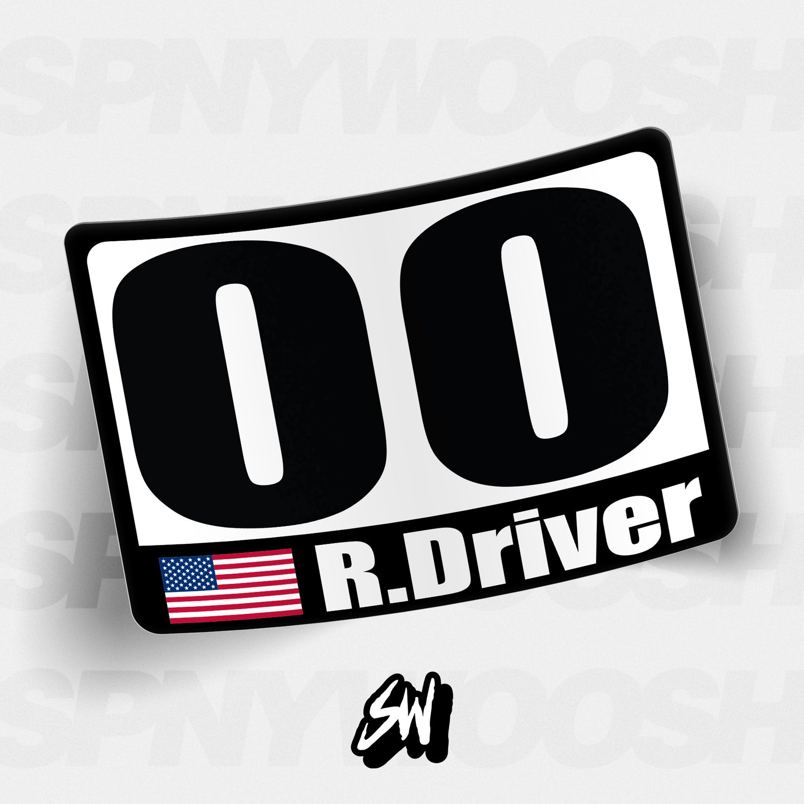 Racing Numbers - Magnetic – Spinnywhoosh Graphics