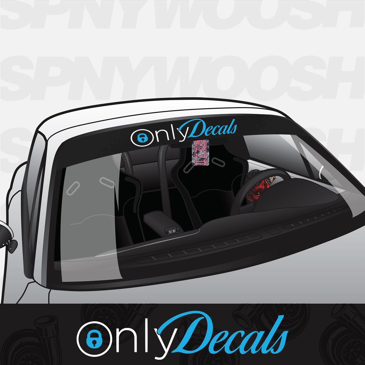 Dodge Hellcat Large Decals – Spinnywhoosh Graphics