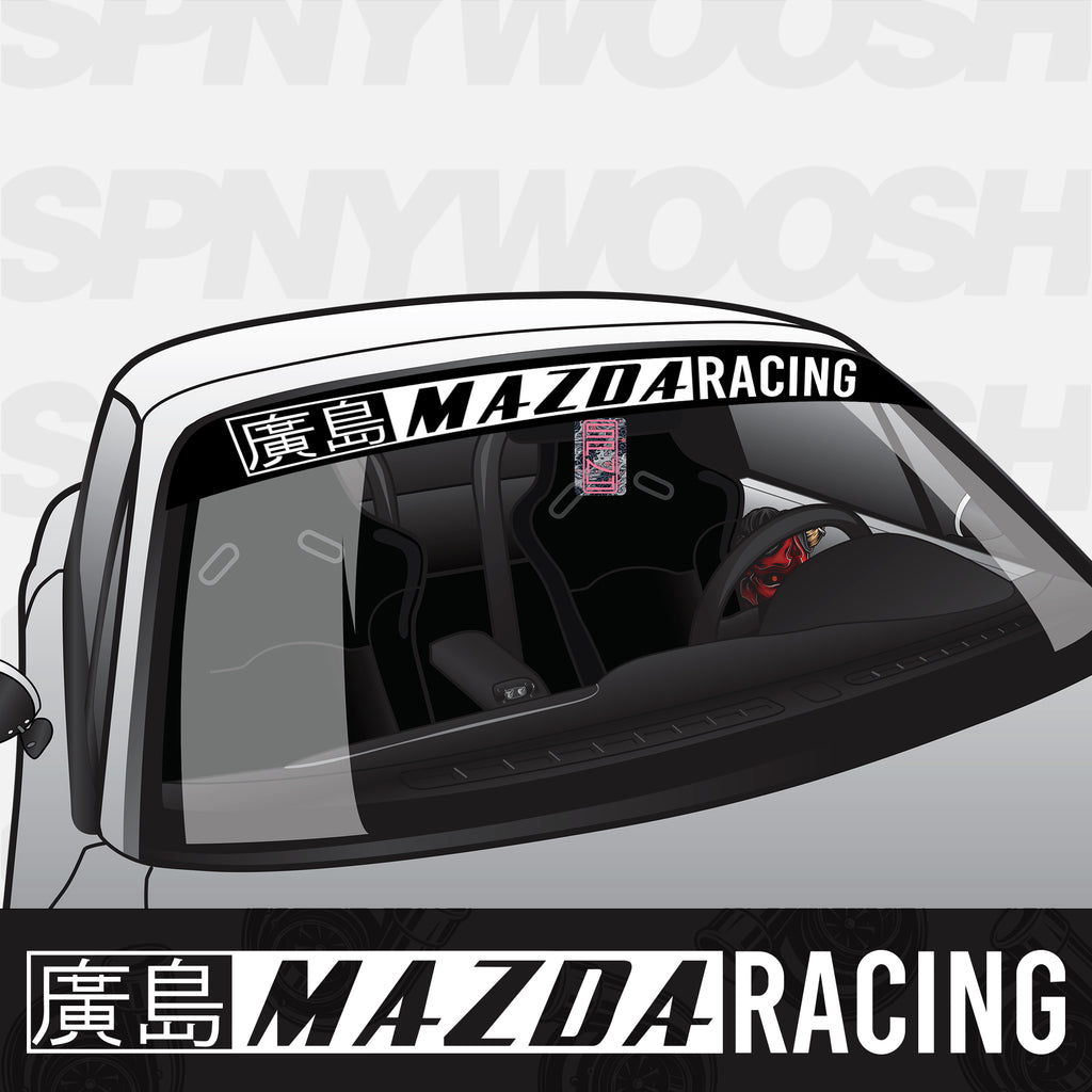 Vintage Mazda Racing Banner | Spinnywhoosh Graphics